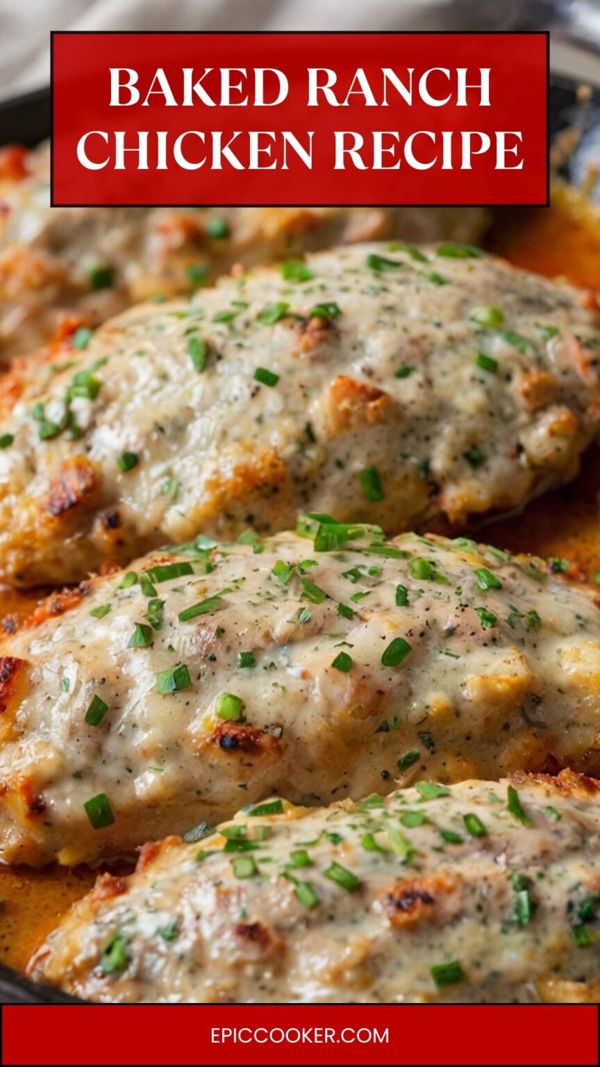 Baked Ranch Chicken Recipe - Epic Cooker