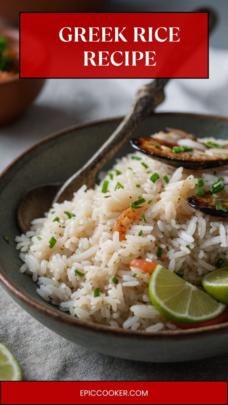 Greek Rice Recipe - Epic Cooker