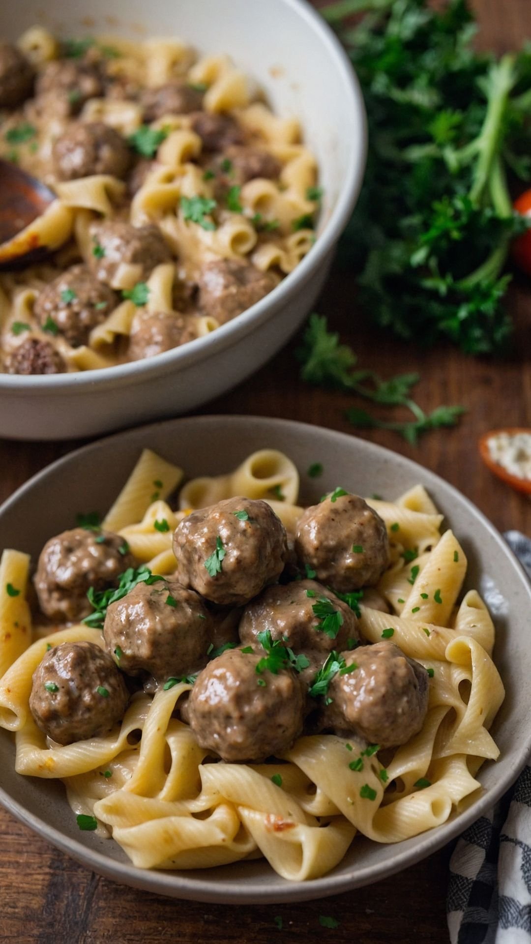 Swedish Meatball Pasta -Epic Cooker